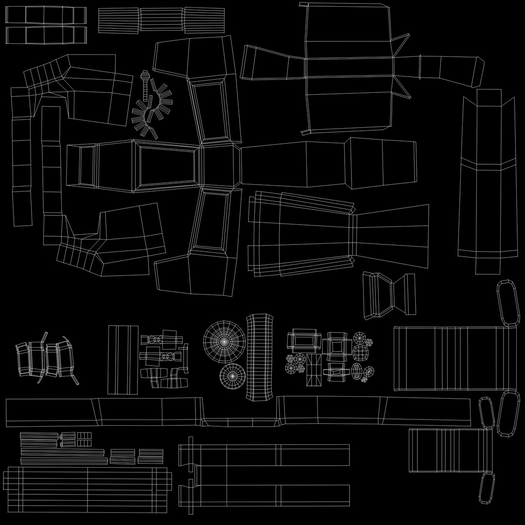 Branded cartoon box truck model - TurboSquid 1708429
