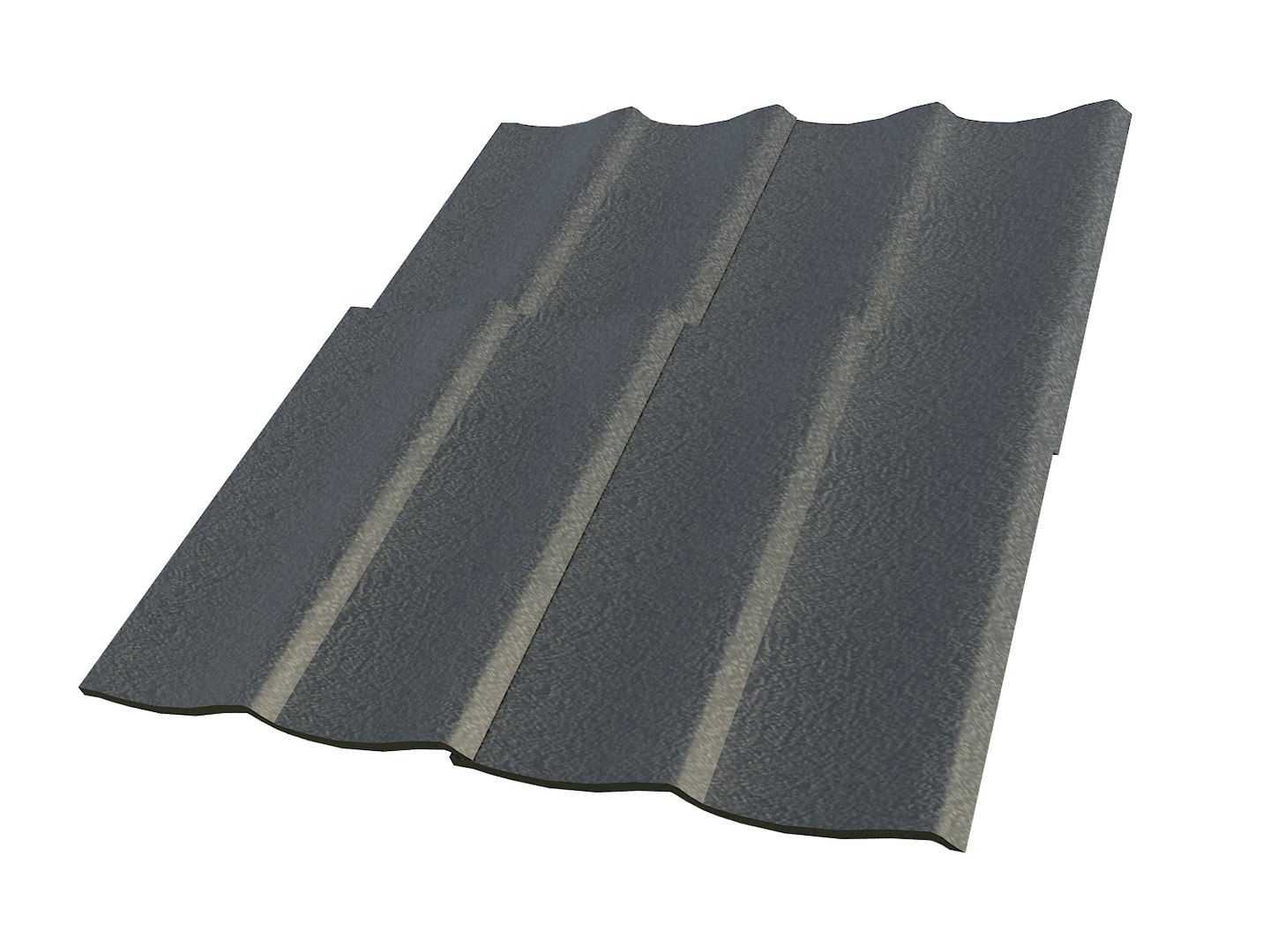 3d roof tiles model