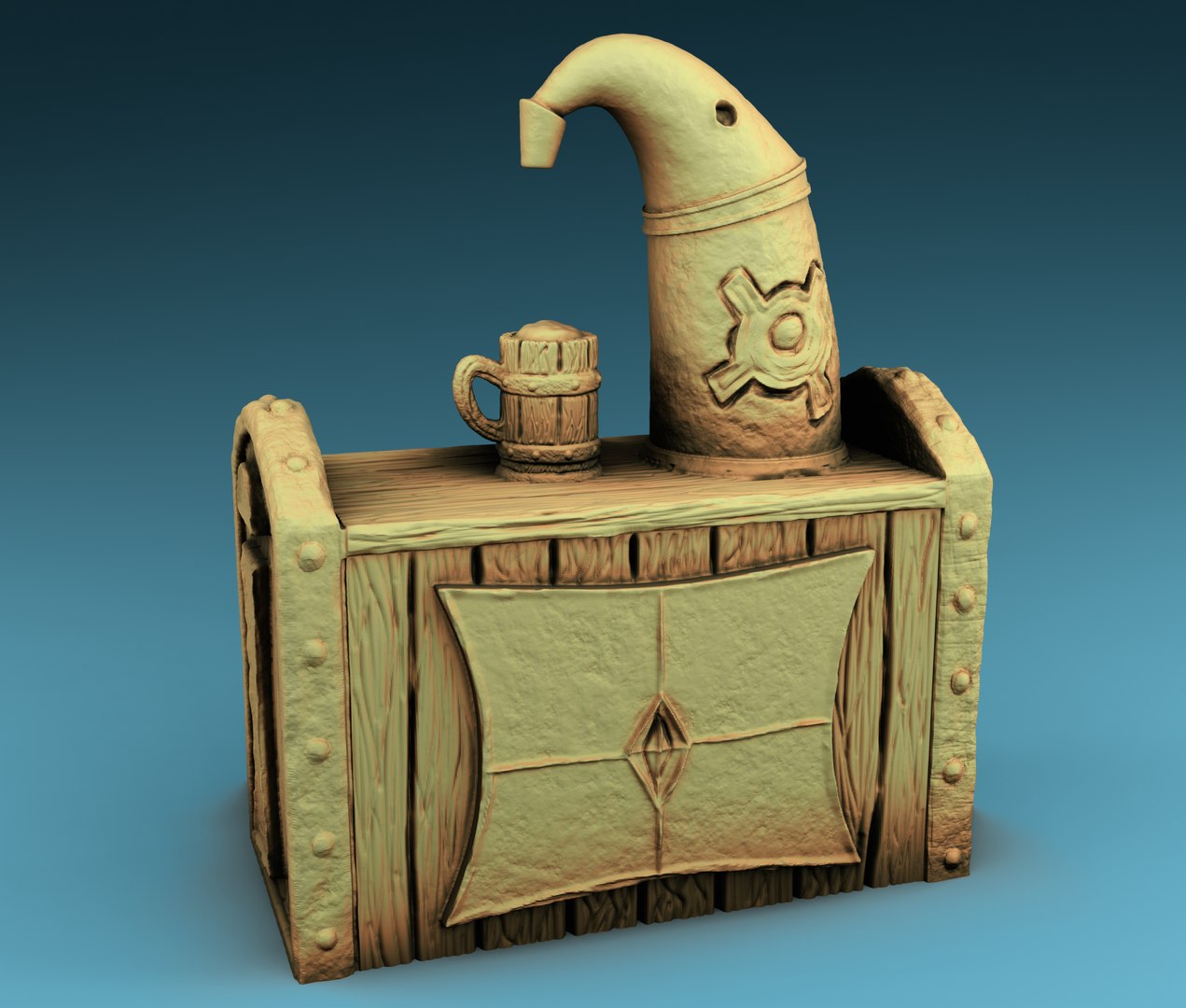 Stylized Decor Of Middle Ages Set Part 3 3D - TurboSquid 1950198