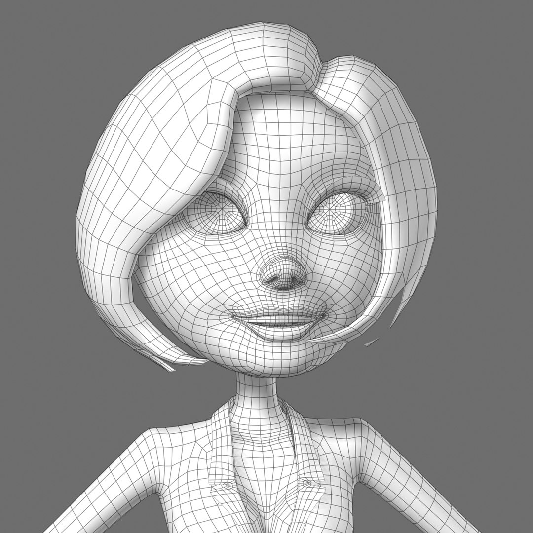 3d model rigged animate