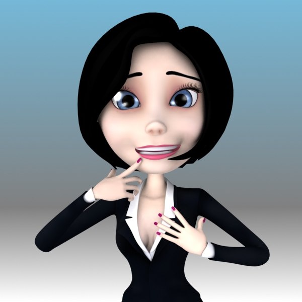 3d model rigged animate