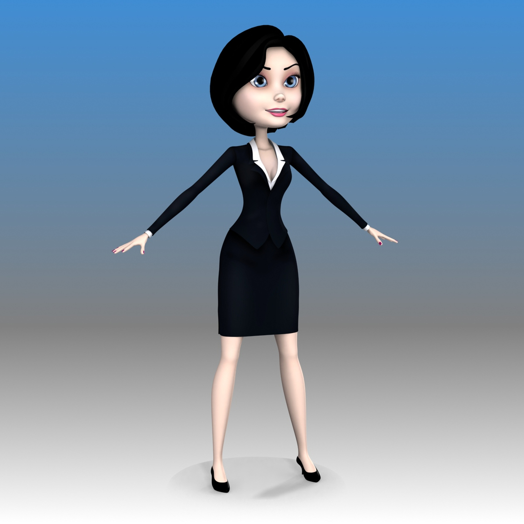 3d model rigged animate