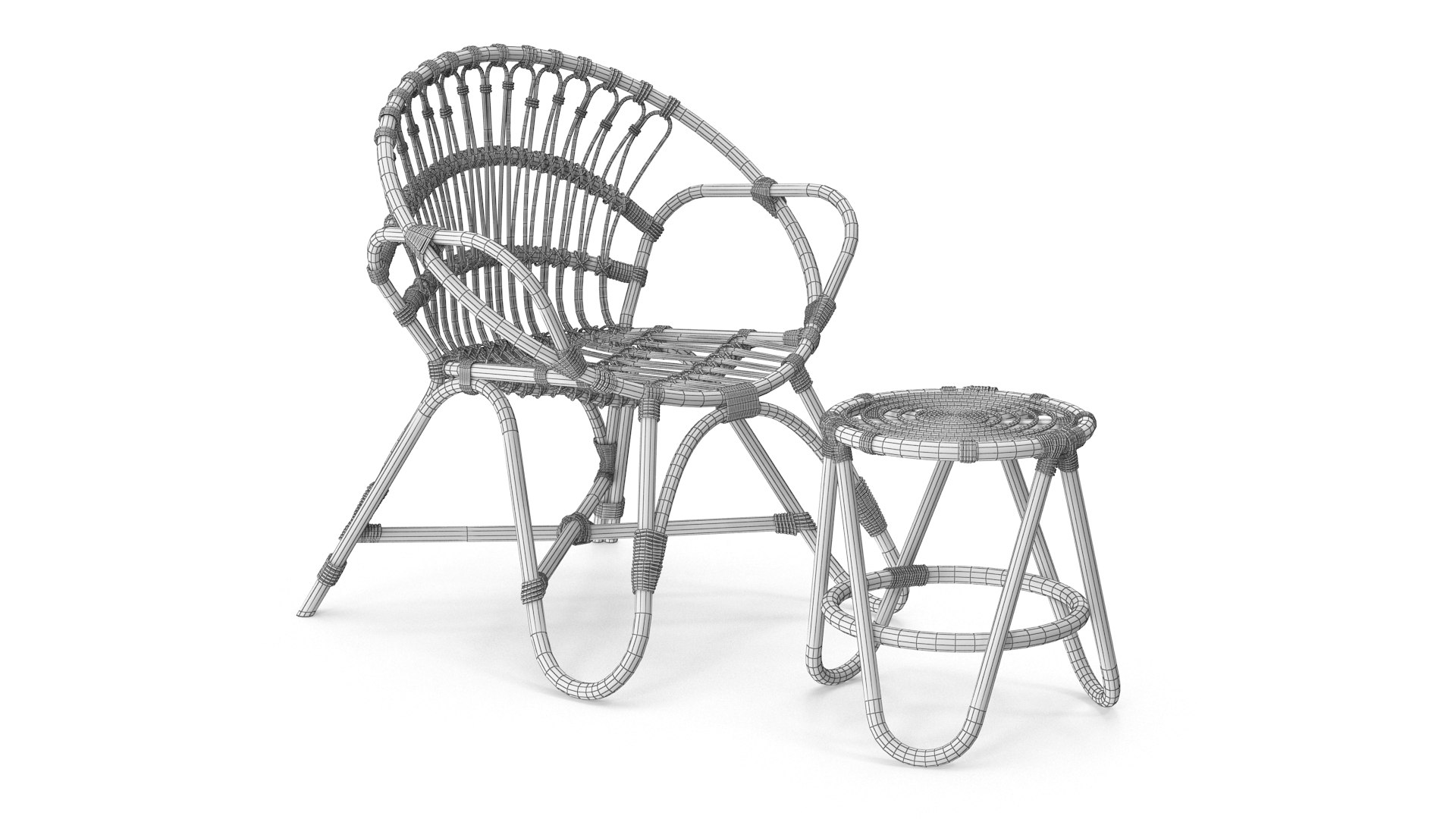 Bamboo Set V2 3D Model - TurboSquid 1967710