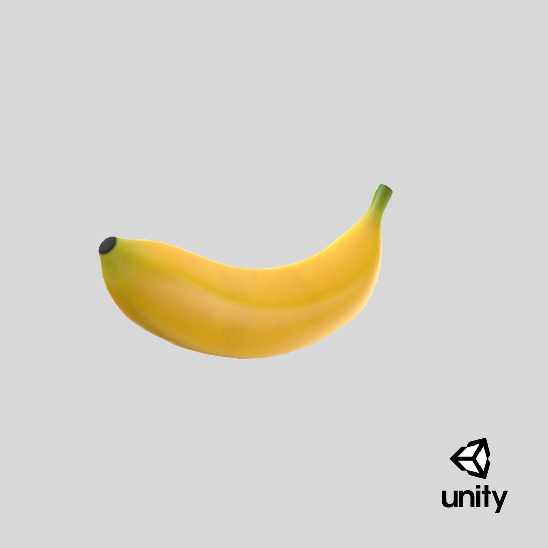 3D Cartoon Banana - TurboSquid 2096158