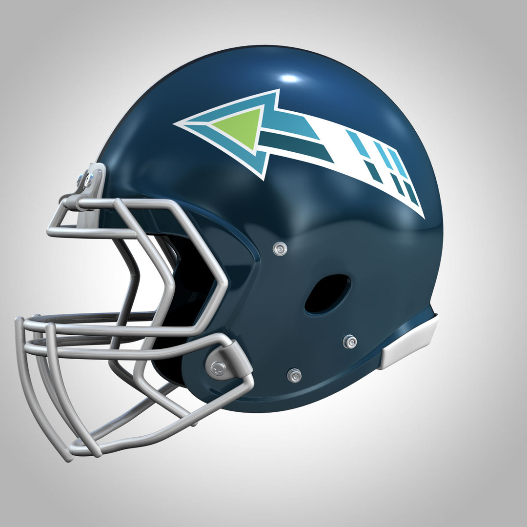 Realistic Football Helmet 3d C4d