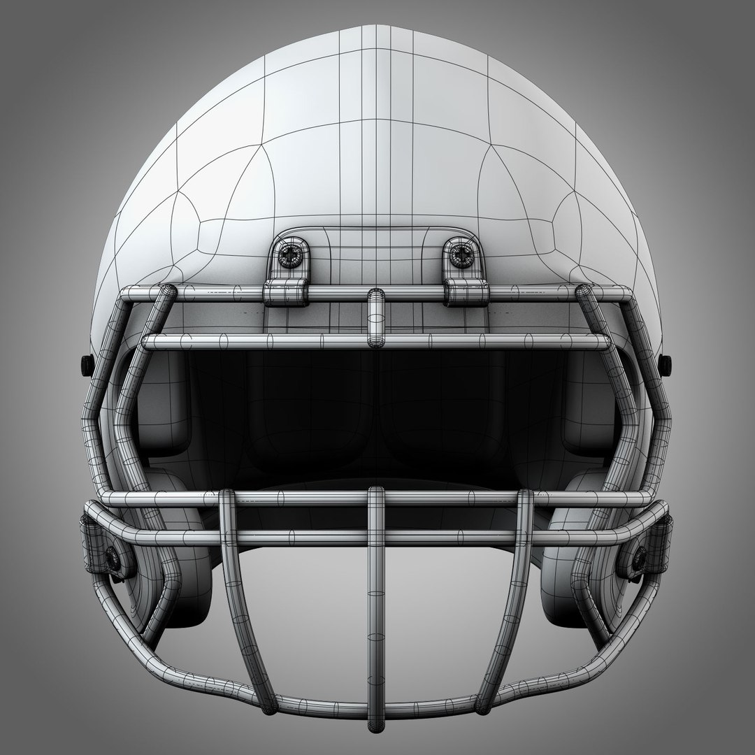 Realistic Football Helmet 3d C4d