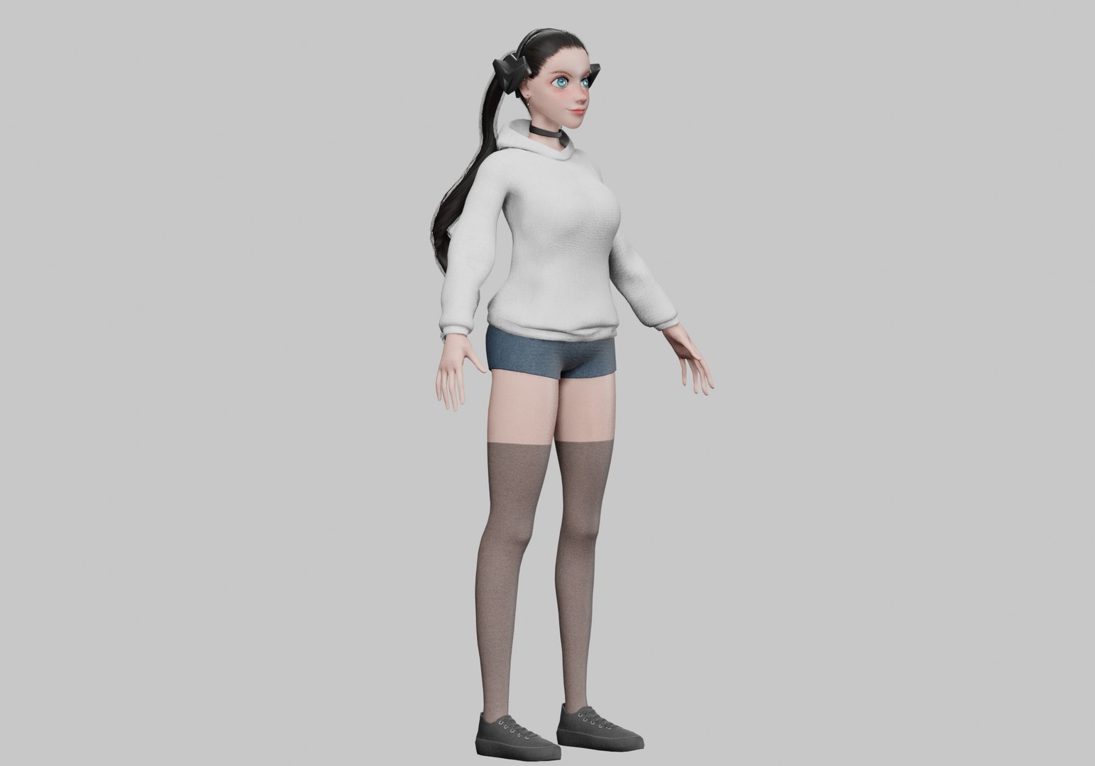 3D Classic Cute Woman V28945 Model - TurboSquid 2268766