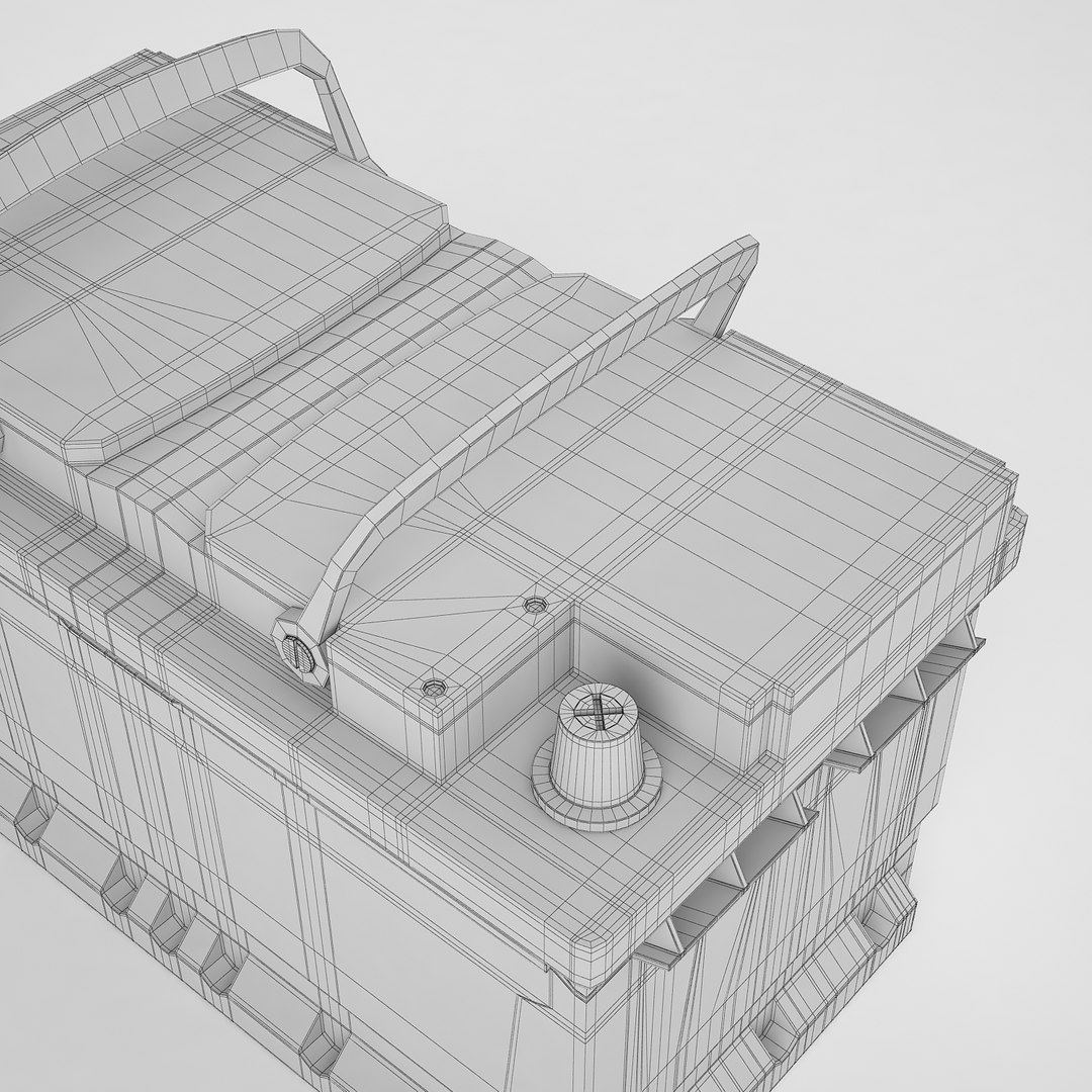 Car Battery 3D Model - TurboSquid 1268468