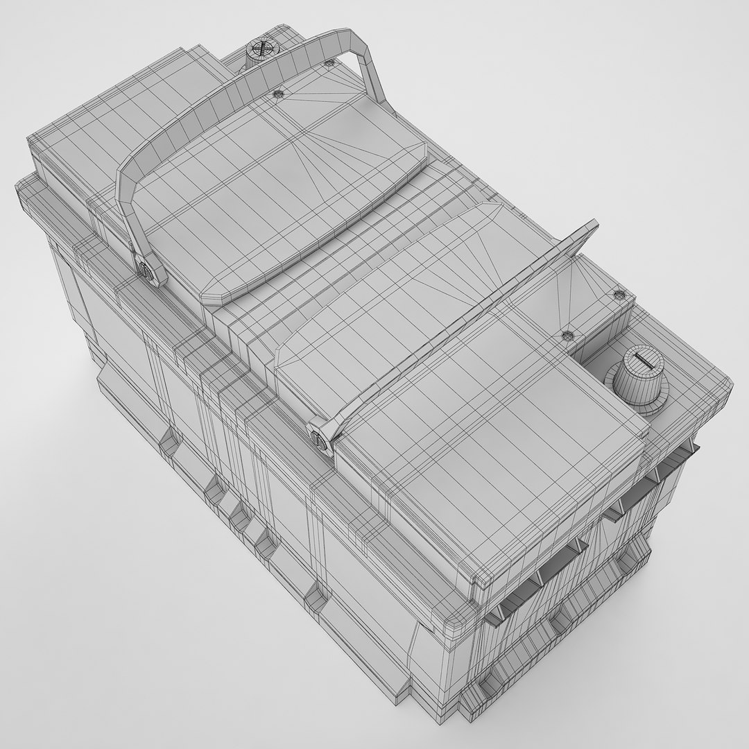 Car Battery 3D Model - TurboSquid 1268468