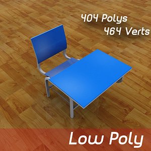 Free 3D School Chair Models - Available For Download On TurboSquid
