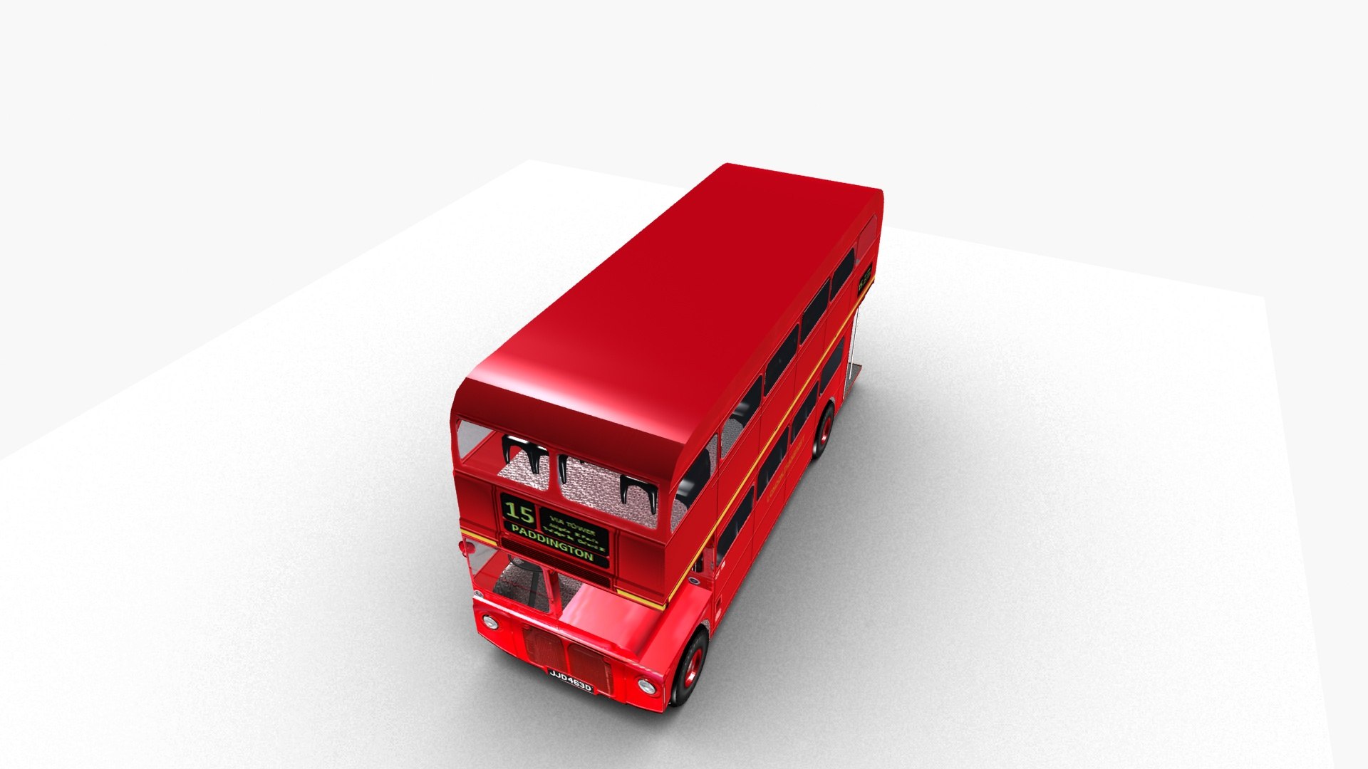 3D British Double Decker Bus - TurboSquid 1847068