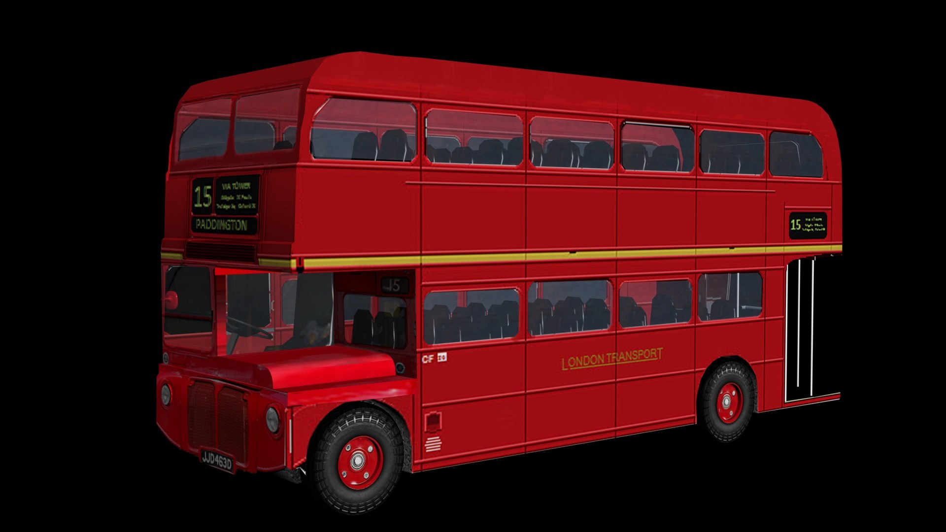 3D British Double Decker Bus - TurboSquid 1847068