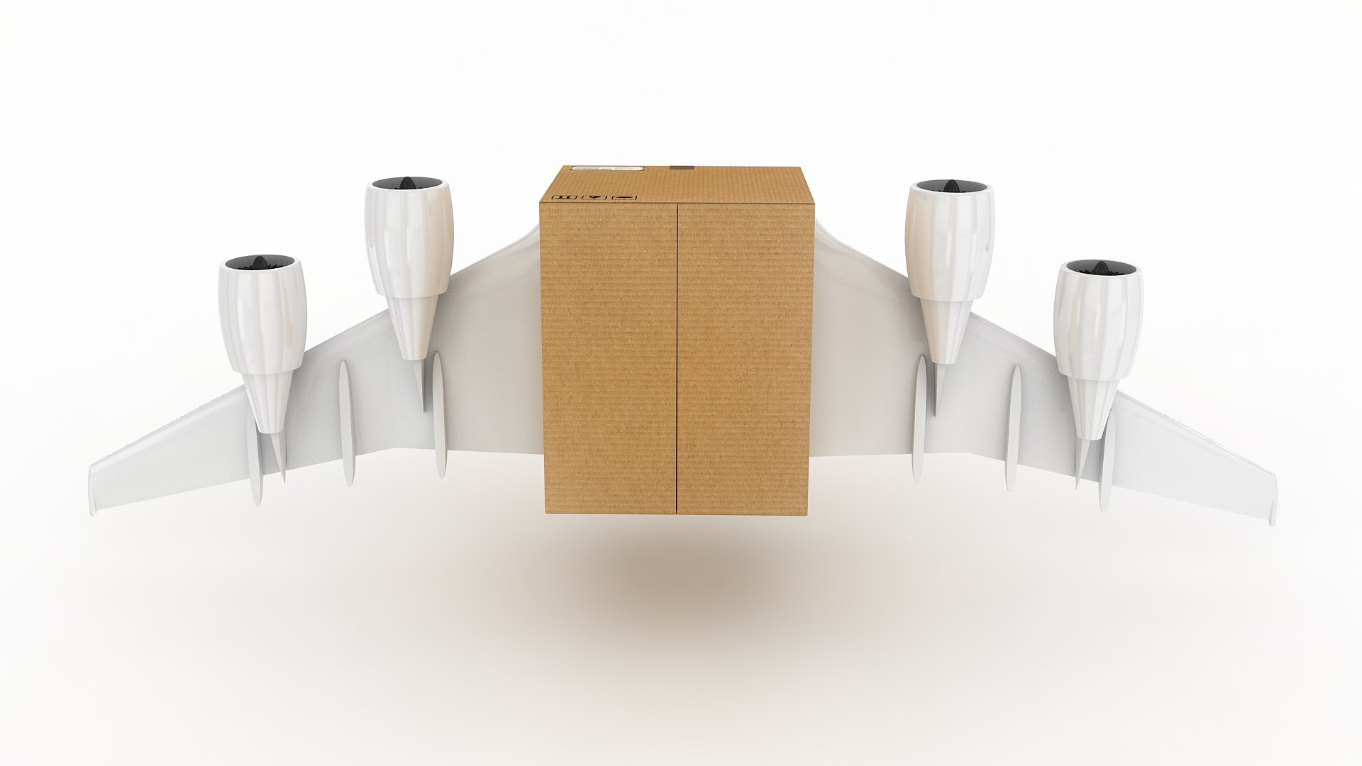 3D Corrugated Box Airplane Wings - TurboSquid 1583238