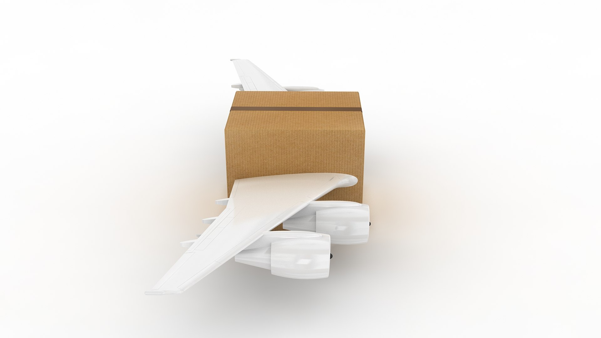 3D Corrugated Box Airplane Wings - TurboSquid 1583238