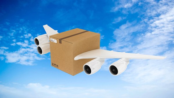 3D corrugated box airplane wings - TurboSquid 1583238