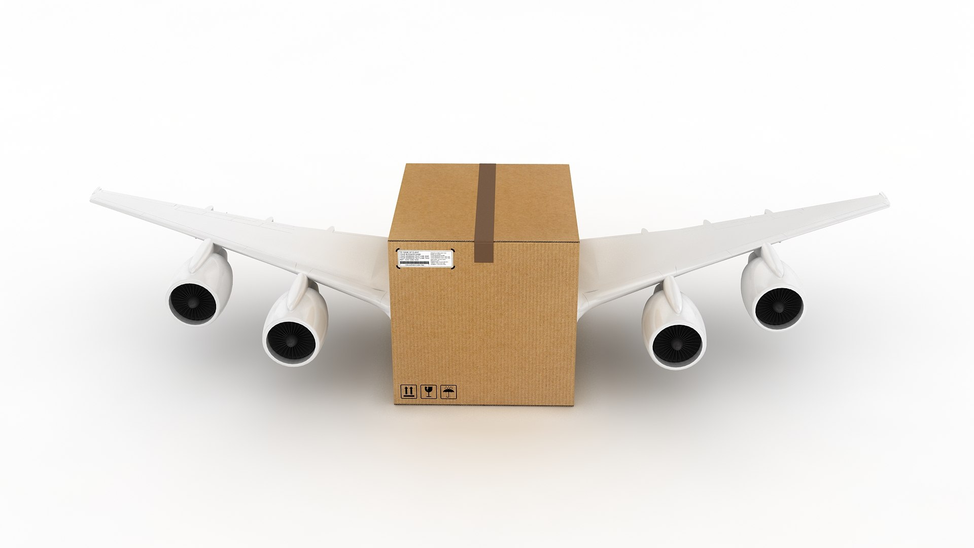 3D Corrugated Box Airplane Wings - TurboSquid 1583238