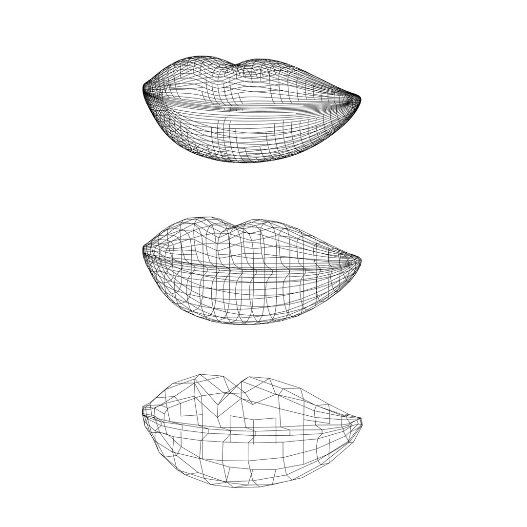 3D lips mesh - TurboSquid 1261781