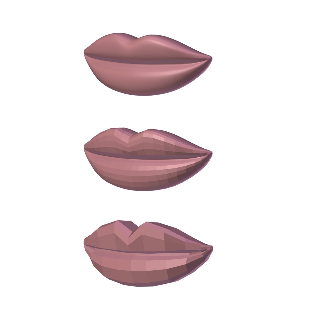 3D lips mesh - TurboSquid 1261781