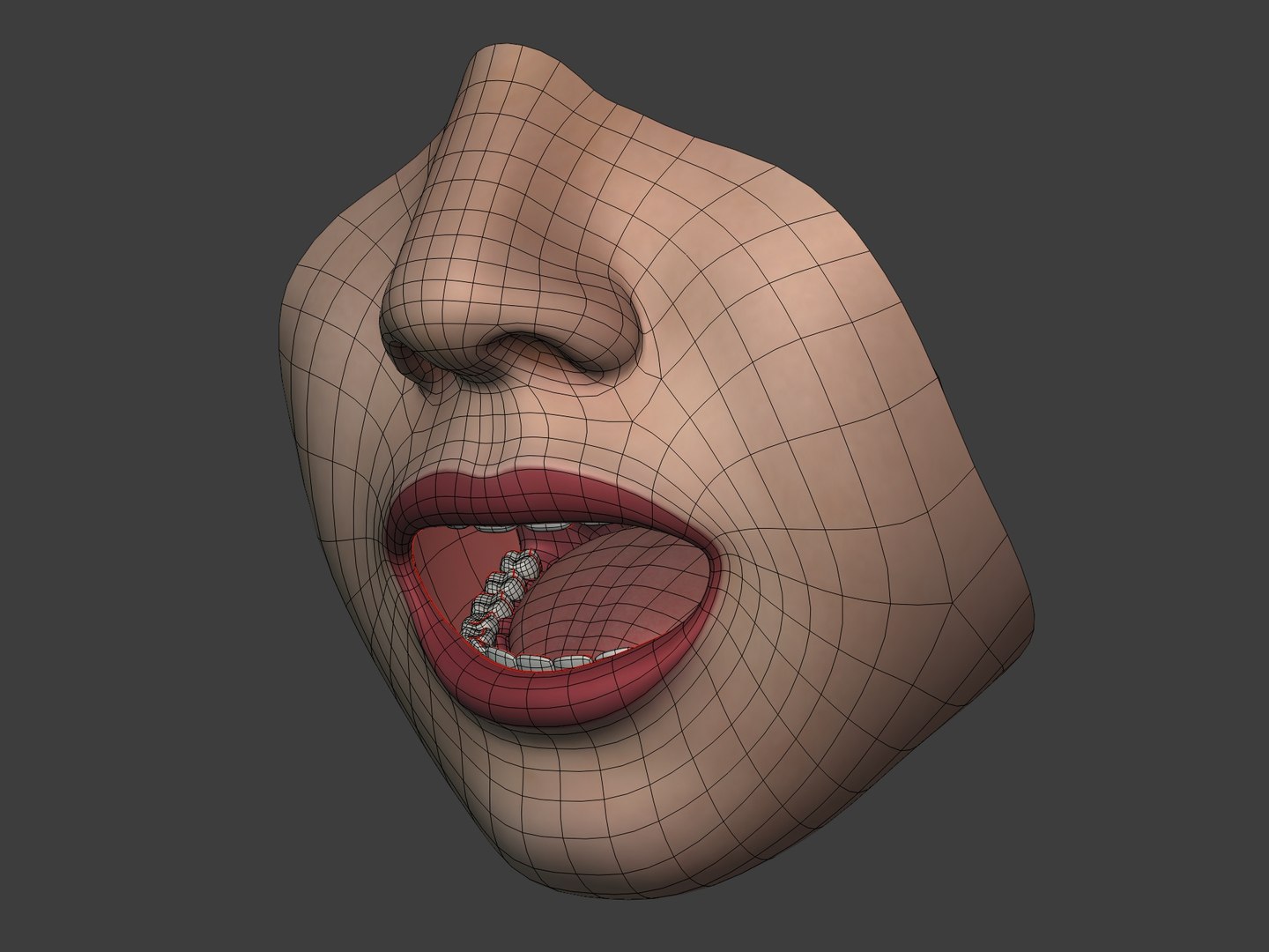 3D Lips Mesh - TurboSquid 1261781