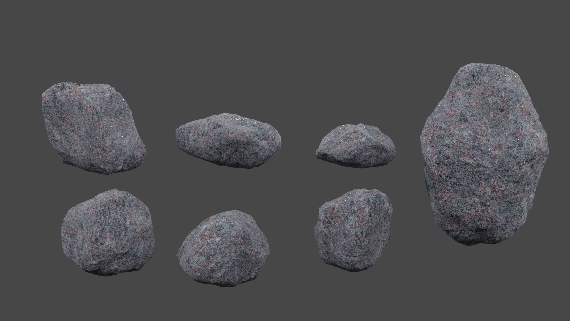 3D Stone Rock Landscape - TurboSquid 1591564