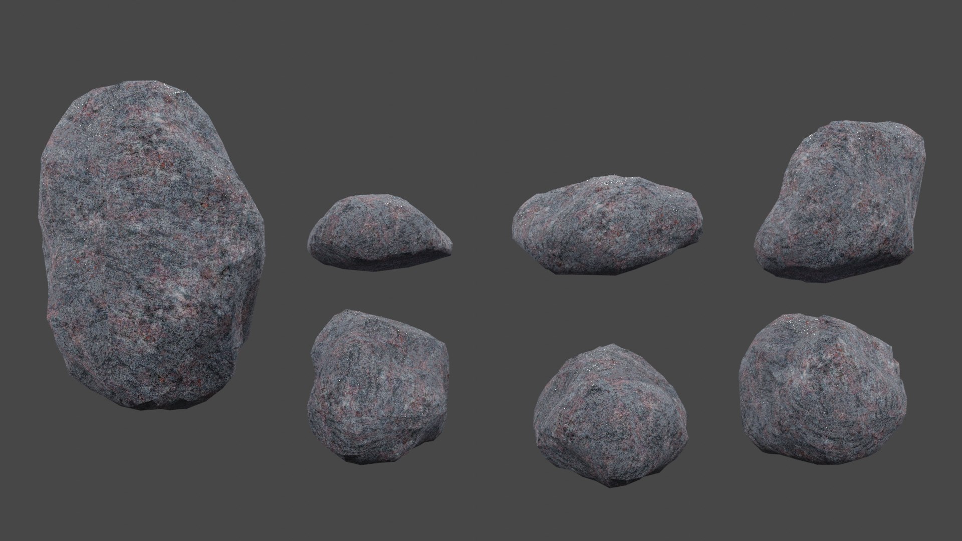 3D Stone Rock Landscape - TurboSquid 1591564
