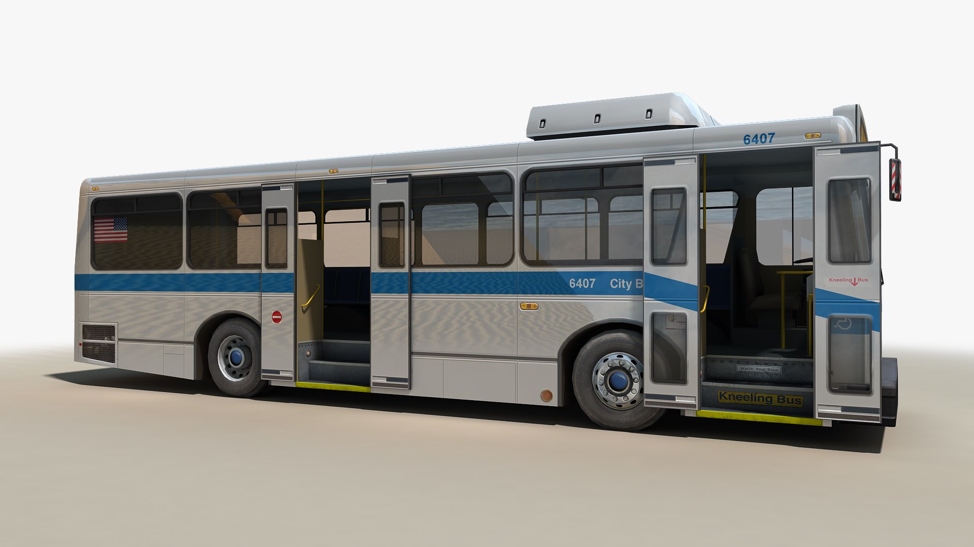 Generic Bus 02 3D Model - TurboSquid 1515424