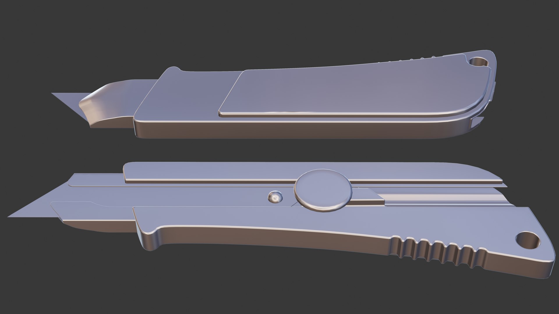 3D Yellow Boxcutter Knife Model - TurboSquid 2459528