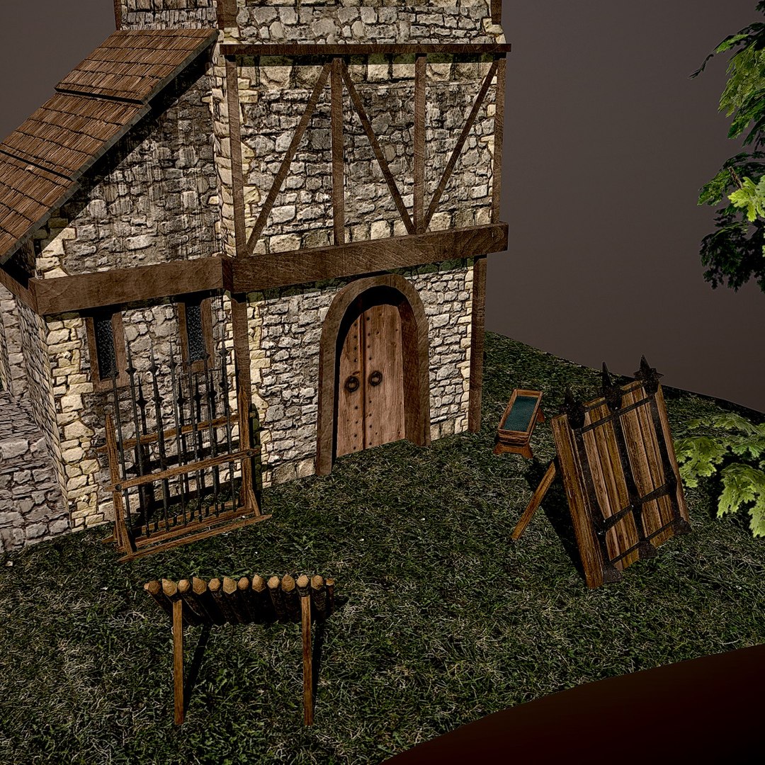 Fantasy medieval guard tower 3D model - TurboSquid 1338792
