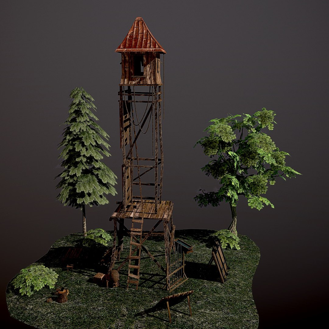 Fantasy medieval guard tower 3D model - TurboSquid 1338792