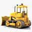 Cartoon Bulldozer Dozer 3d Max