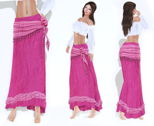 modelo 3d Falda gitana - TurboSquid 1764328