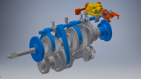 3D reducer gearbox - TurboSquid 1305491