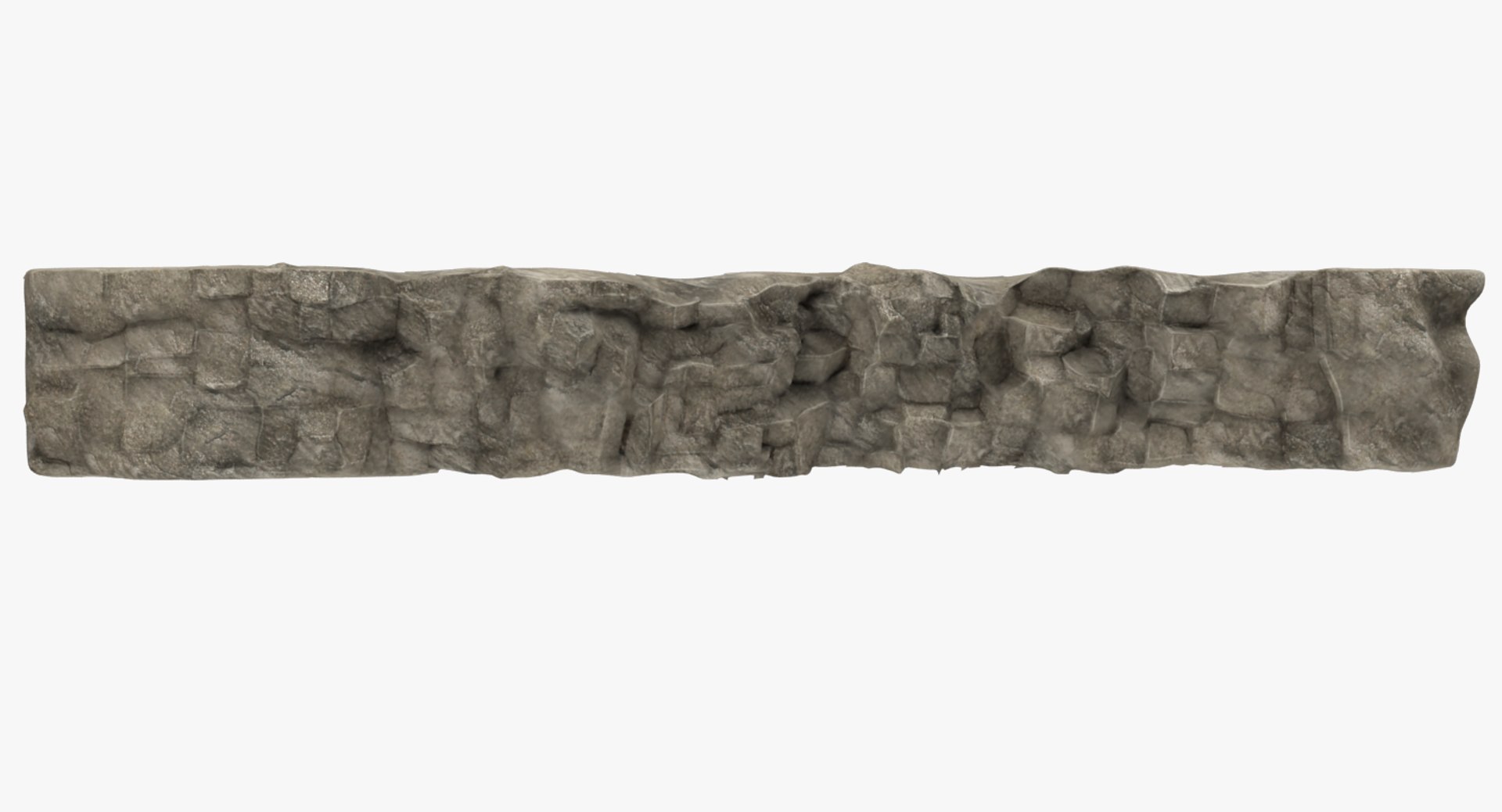 3D Cliff Rock Wall Model - TurboSquid 1210085