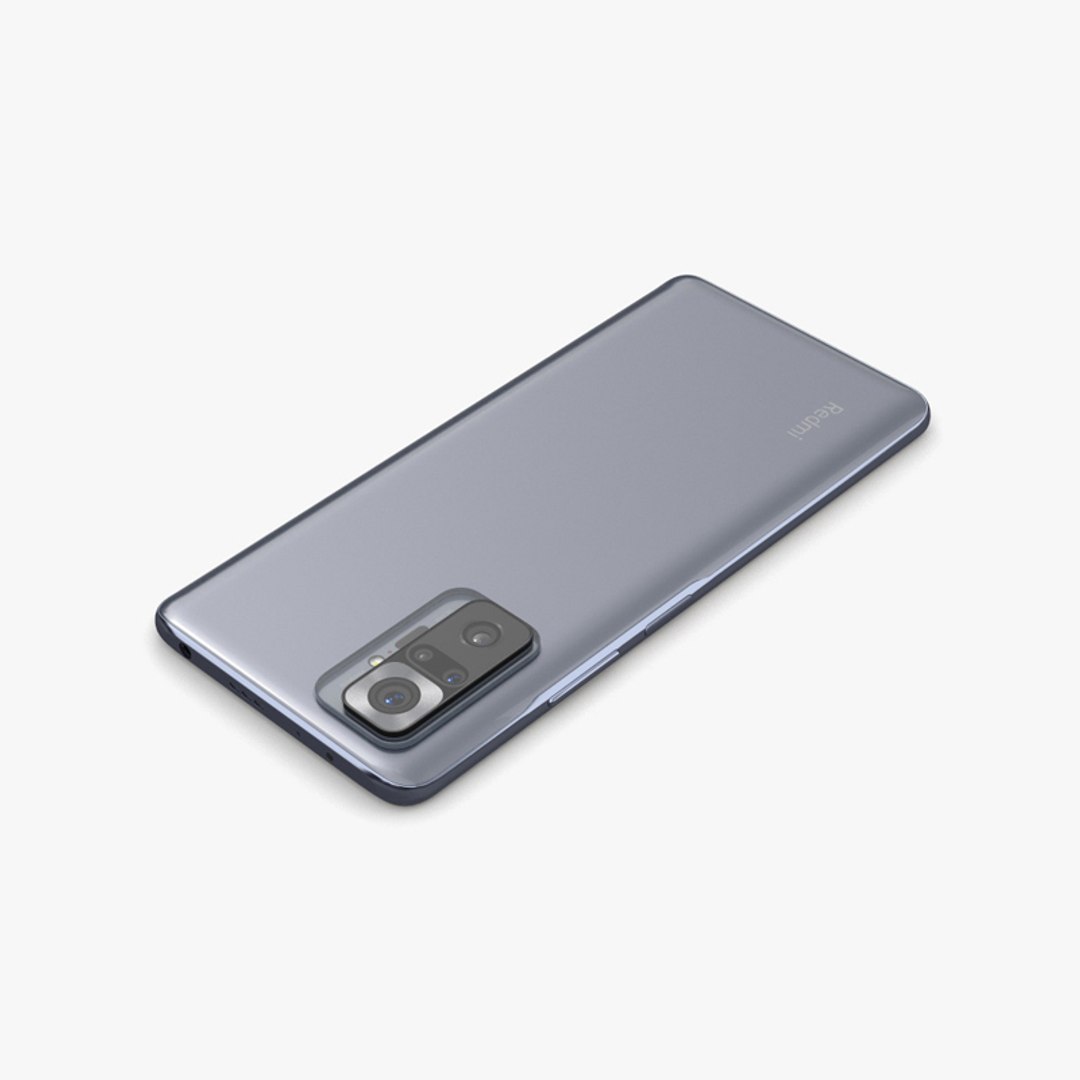 Xiaomi Redmi Note 10 Pro Onyx Gray 3D model - TurboSquid 1747456