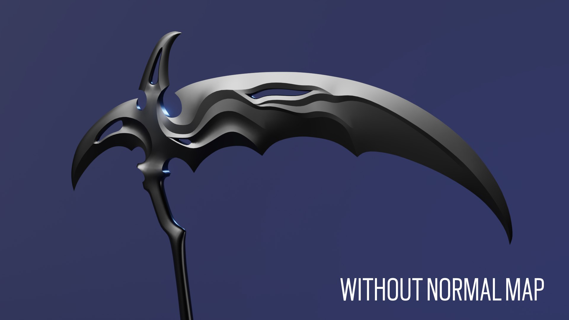 Fantasy Scythe 3D Model - TurboSquid 1607267