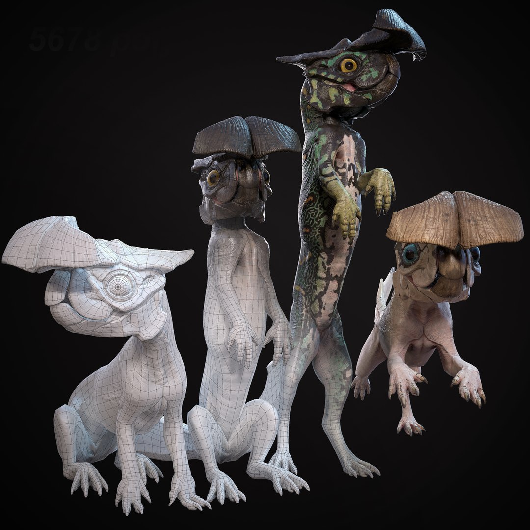 3D Alien Fauna Pack - TurboSquid 2381496