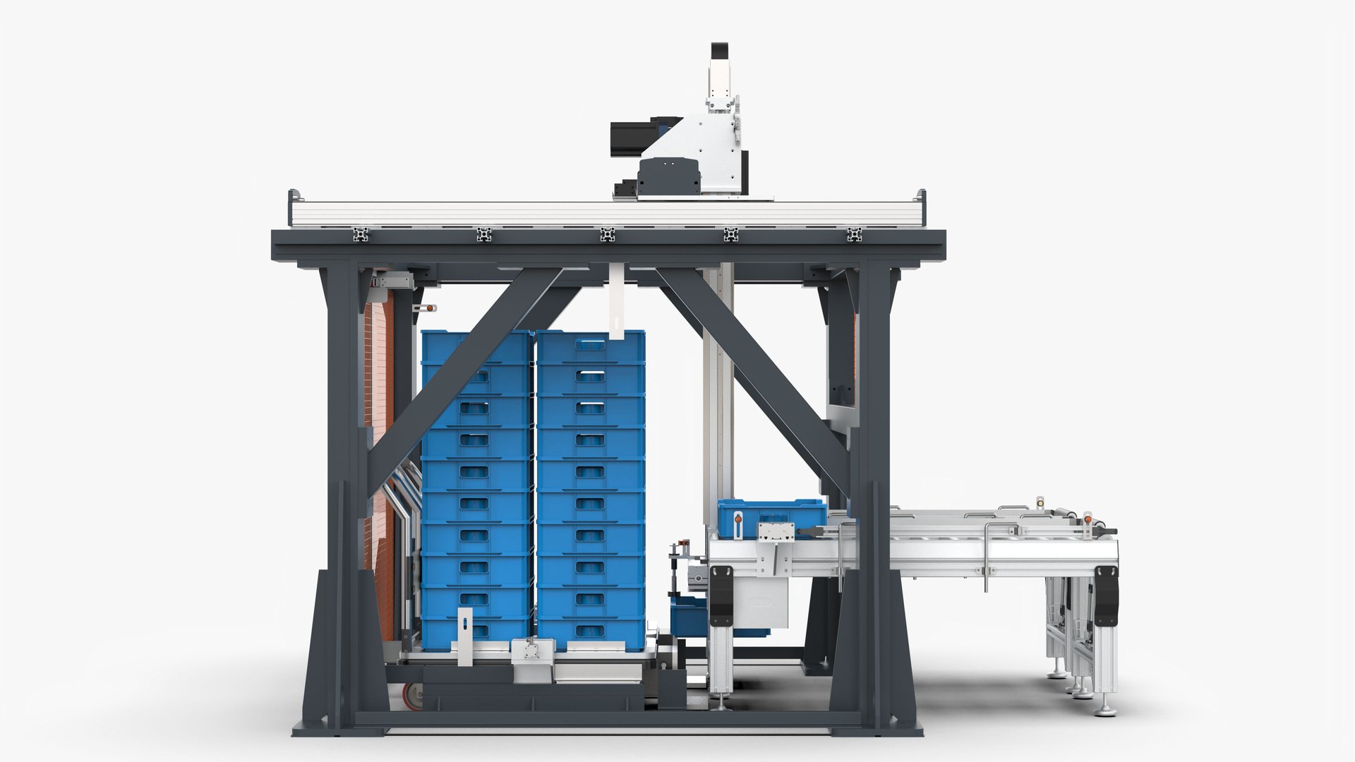 Gantry Palletizing and Packing Truss Manipulator 3D - TurboSquid 2014610