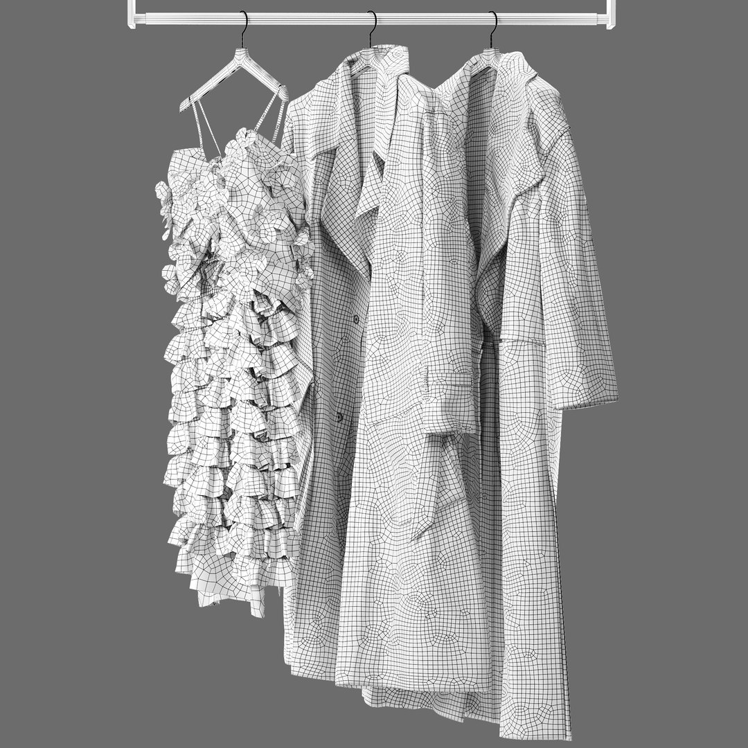 3D model Woman Wardrobe - TurboSquid 2158800