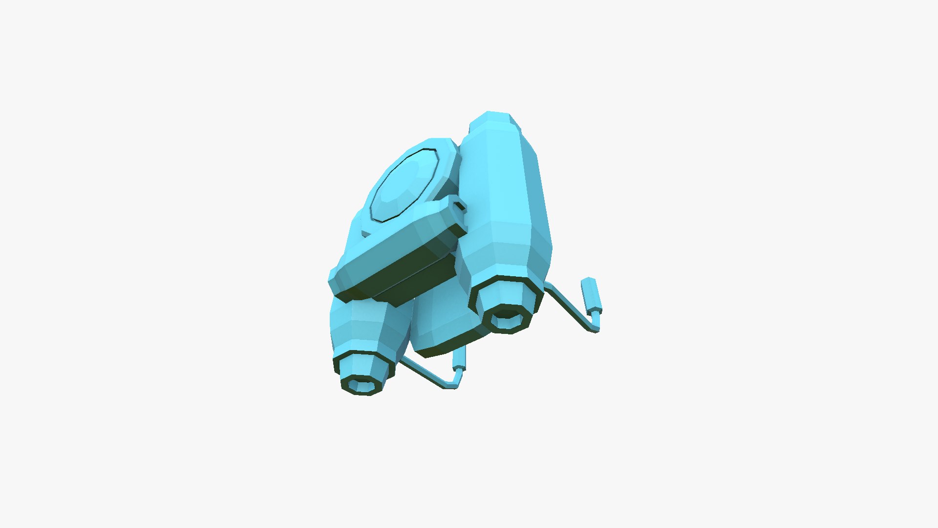 Jetpack Low Poly B01 - SciFi Character Design 3D Model - TurboSquid 2255341