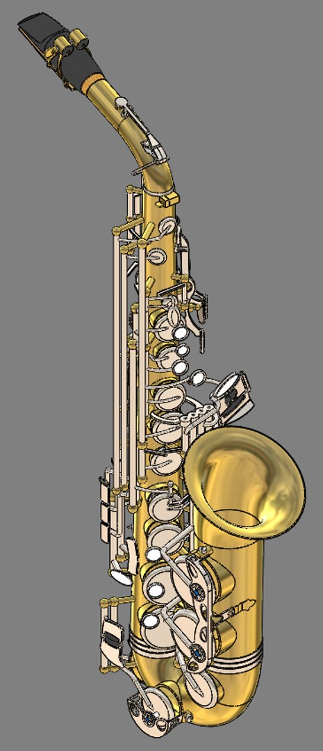 Alto Saxophone Model - TurboSquid 1522988