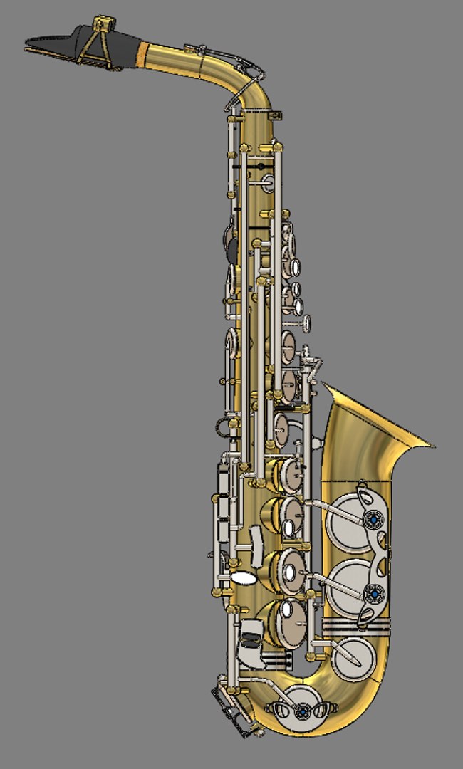 Alto Saxophone Model - TurboSquid 1522988