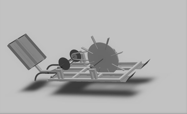 3D rice transplanter agricultural model - TurboSquid 1595182