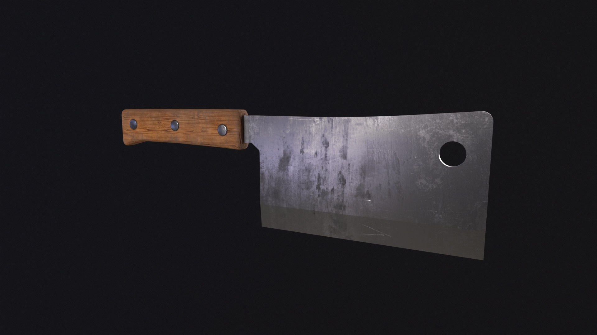 3D Butcher Knife - TurboSquid 2158383