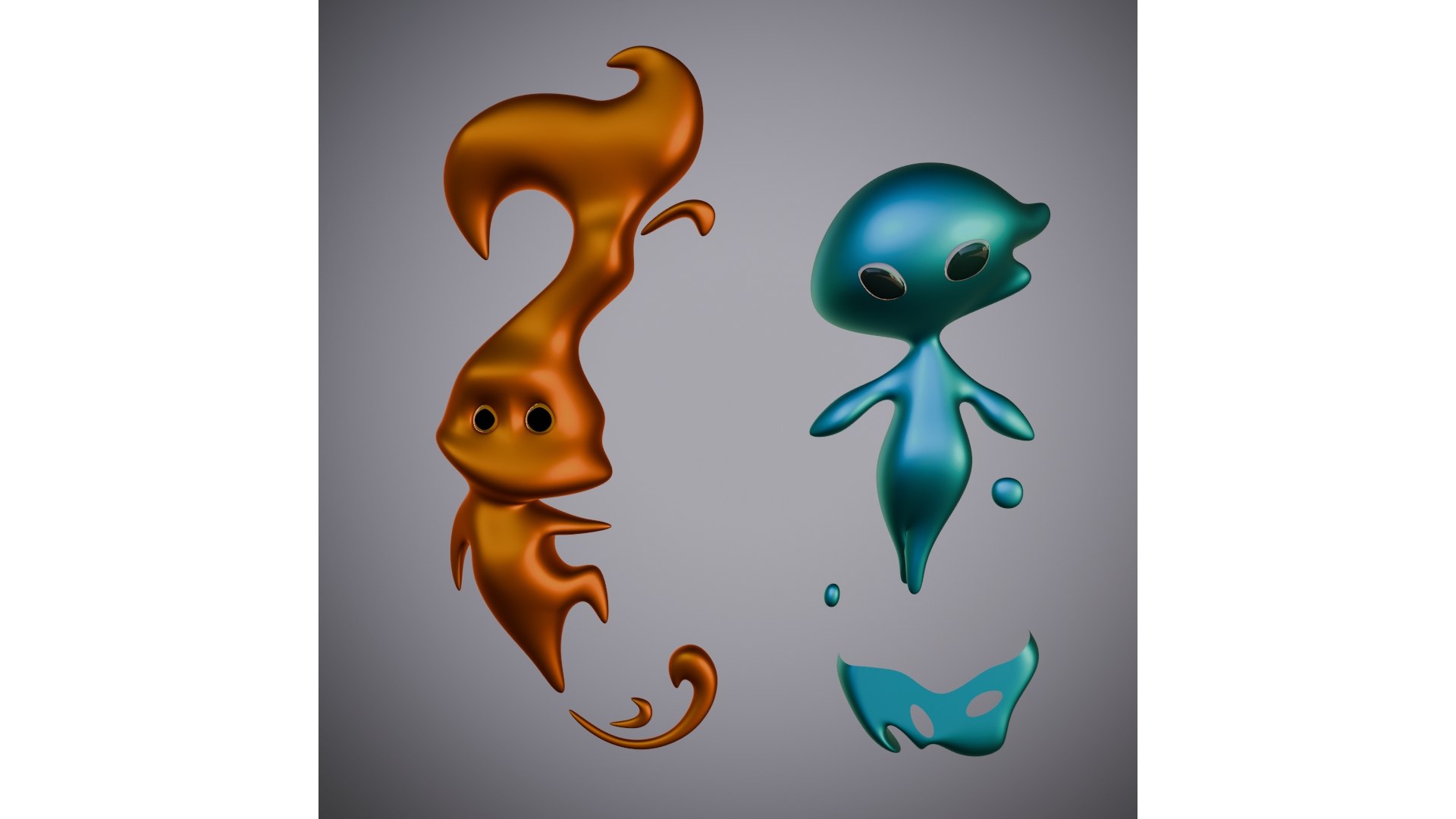 Elemental Cartoon 3D Model - TurboSquid 2219527