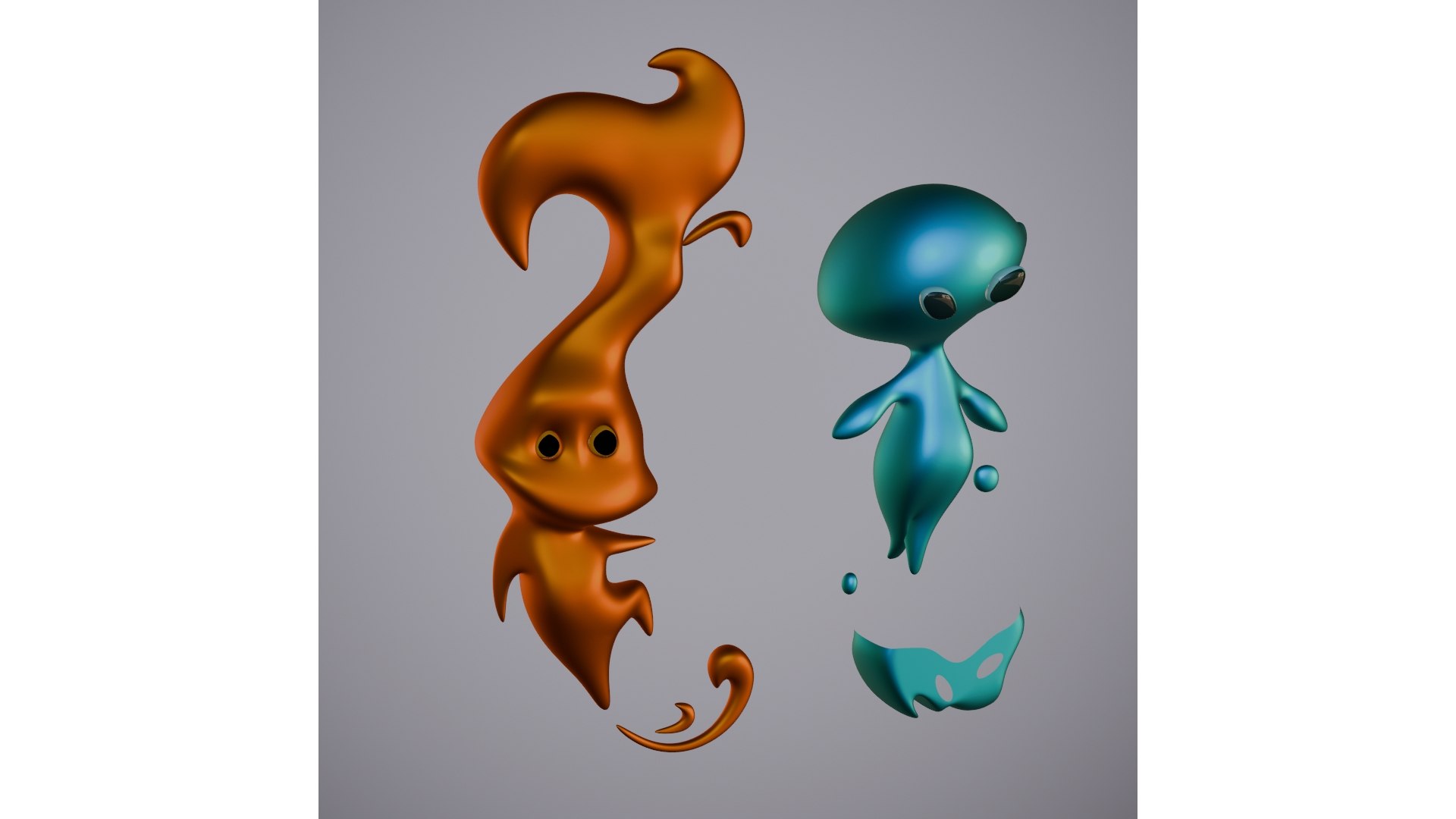 Elemental Cartoon 3D Model - TurboSquid 2219527