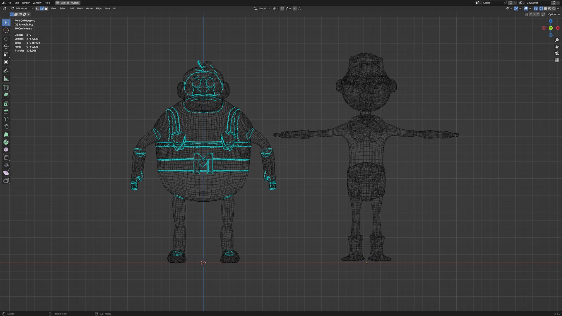 Mermaid Man And Barnacle Boy 3D Models Model - TurboSquid 2009808