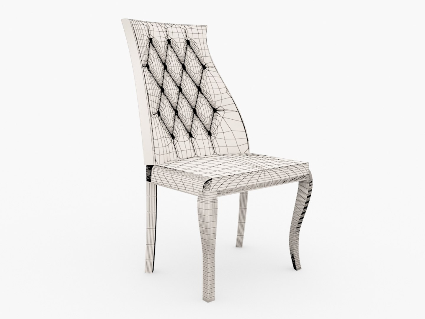 3d model of dinning chair