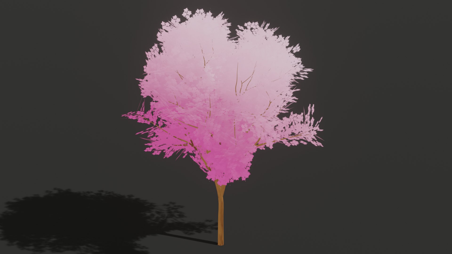 Stylized Cherry tree model - TurboSquid 2020040