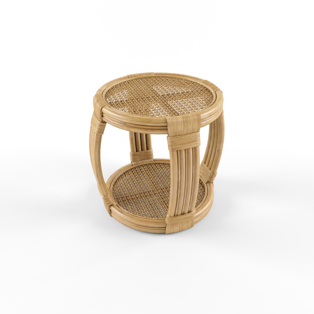Montego table rattan 3D model - TurboSquid 1605909