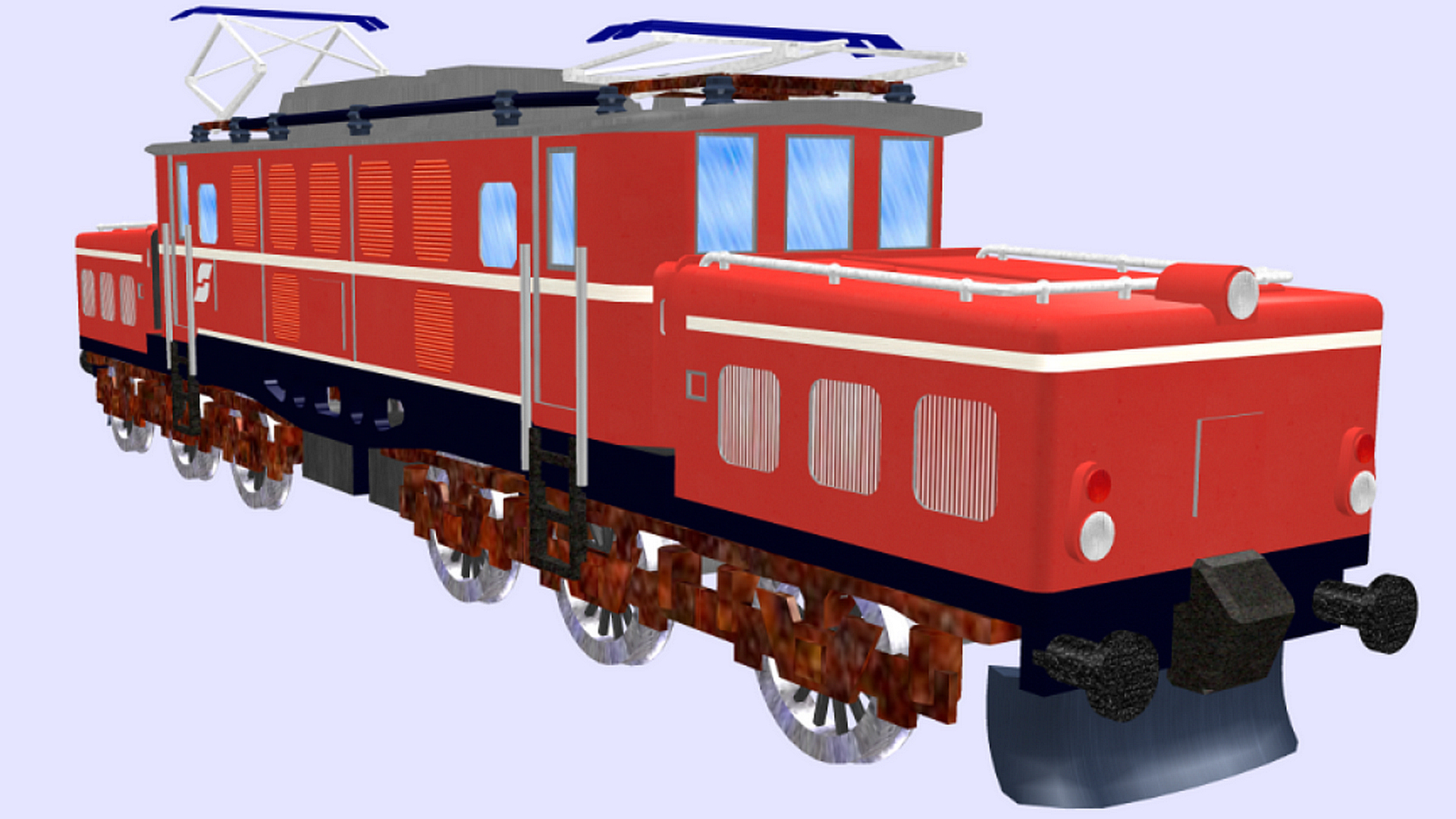 3D electric locomotive 1020 crocodile - TurboSquid 1751664